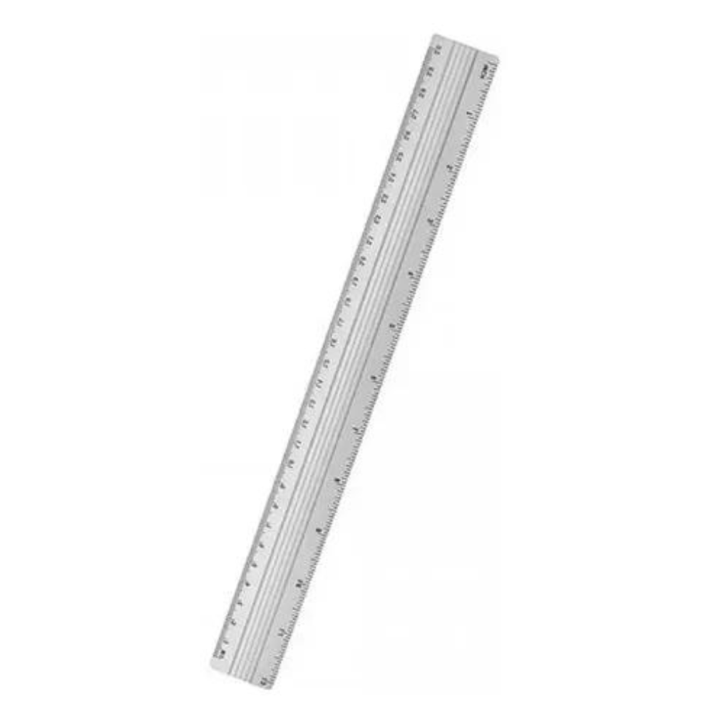 Regua 30 cm aluminio ref wpr02006 Wincy - Marbel Distribuidora