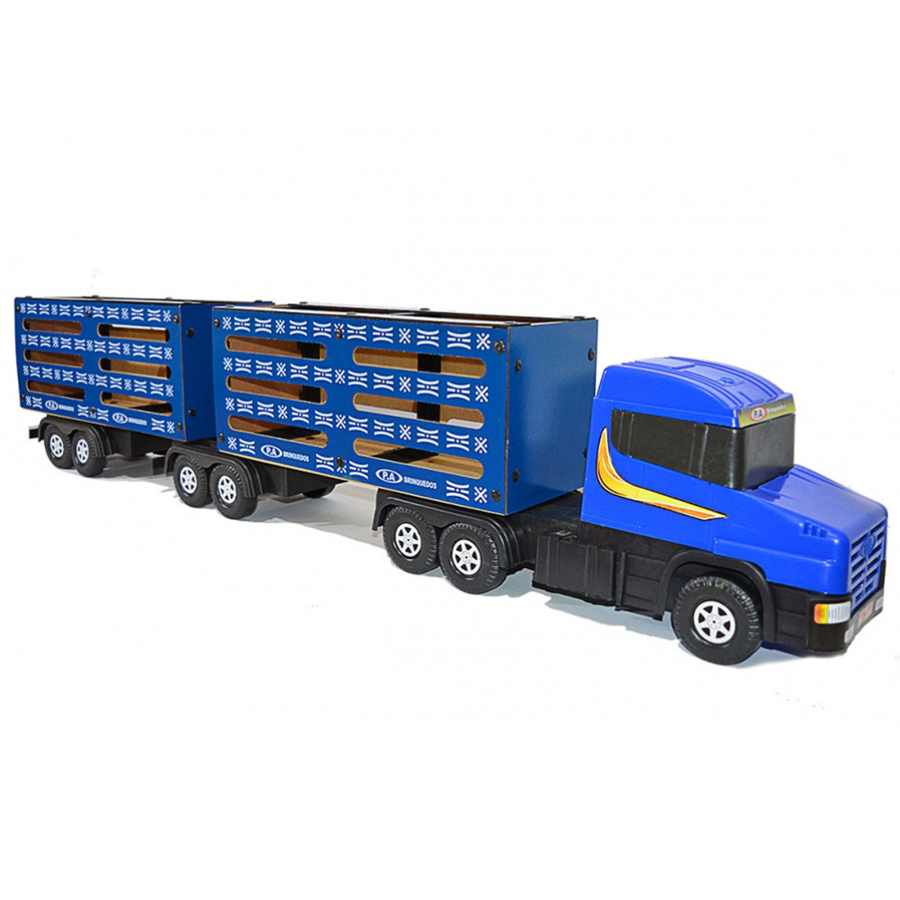 Caminhao boiadeiro tradicional bitren ref 173 P A De Souza - Marbel Distribuidora